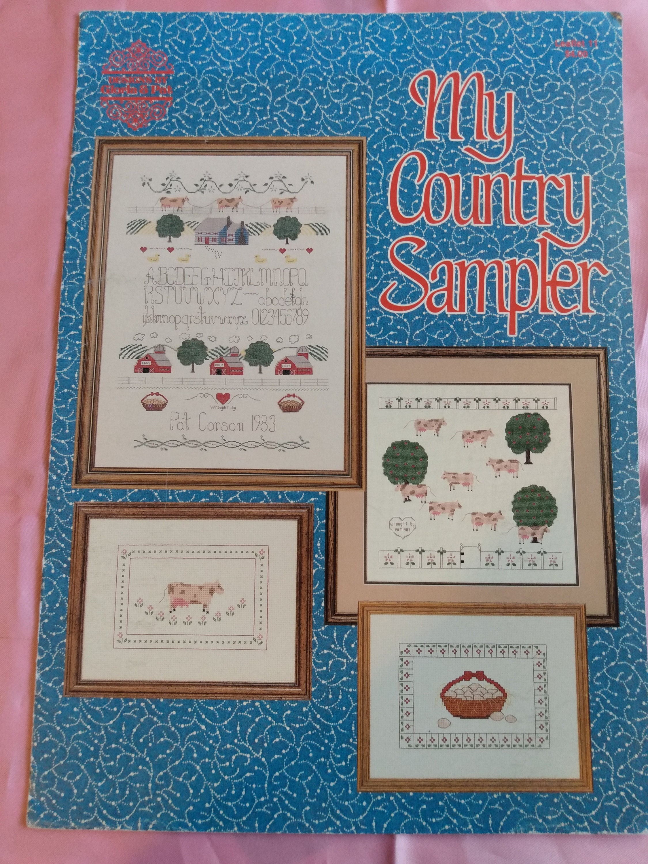 My Country Sampler Cross Stitch Pattern. Designs by Gloria and - Etsy