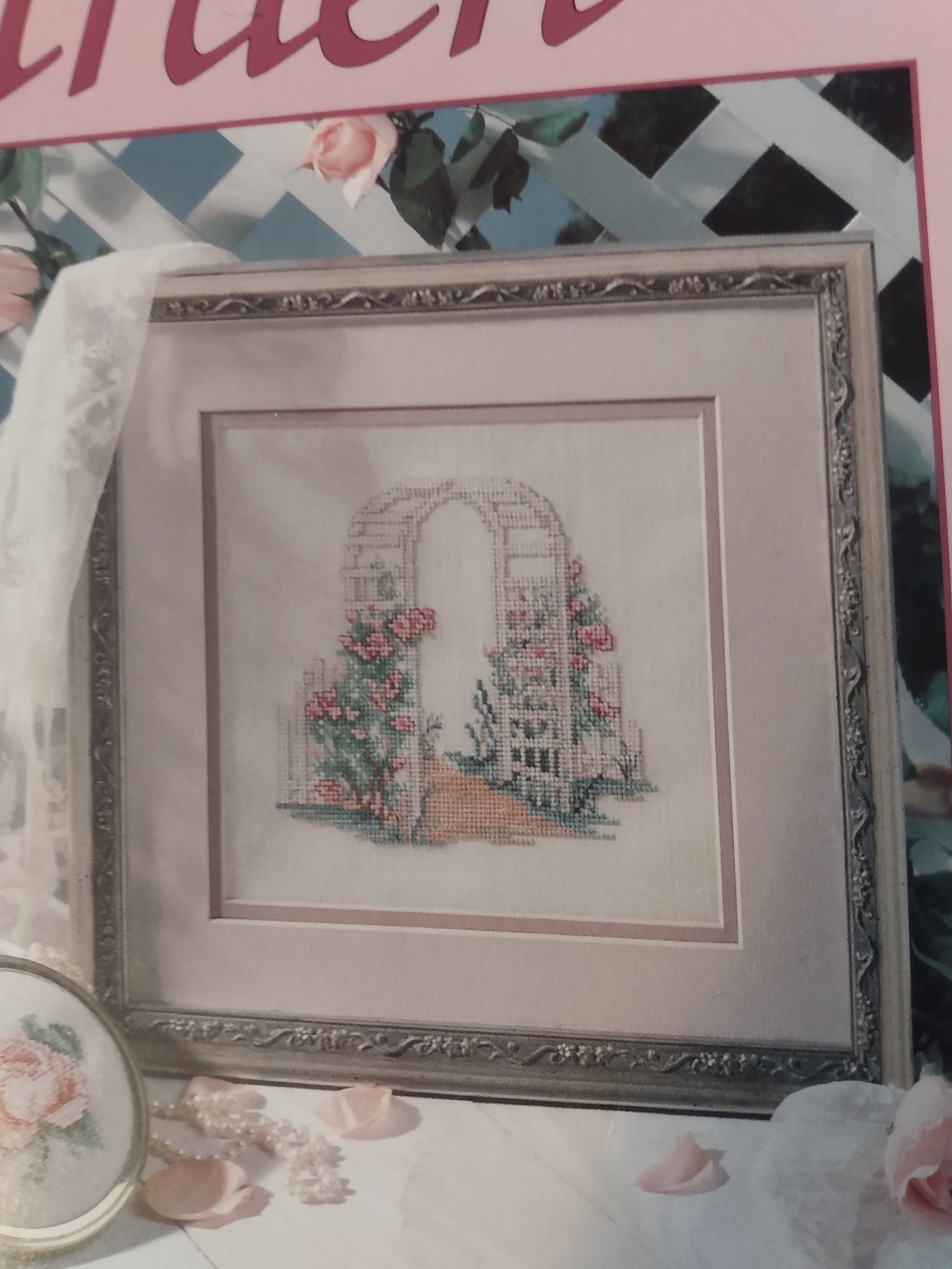 Rose Garden Cross Stitch Pattern Book. Paula Vaughan. Leisure Arts 2025 ...