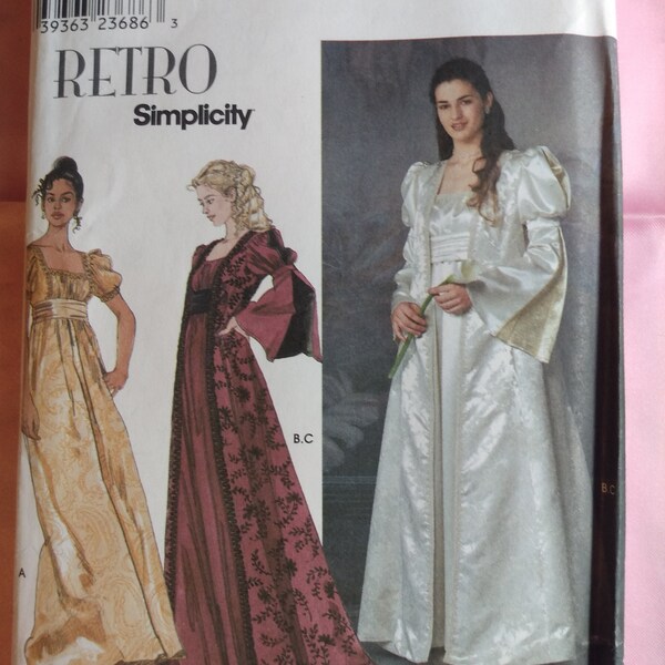 Regency Dress Pattern - Etsy