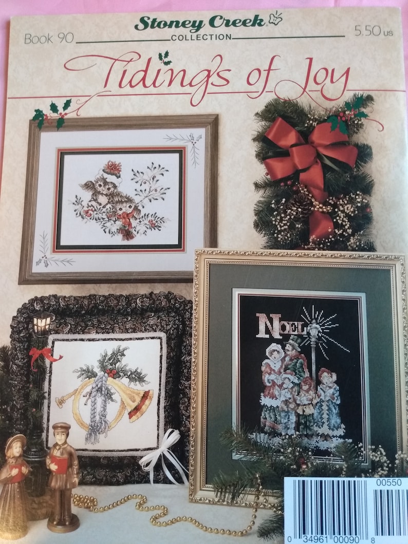 Tidings of Joy Cross Stitch. Stoney Creek. Book 90. Peace, Angels, Noel ...