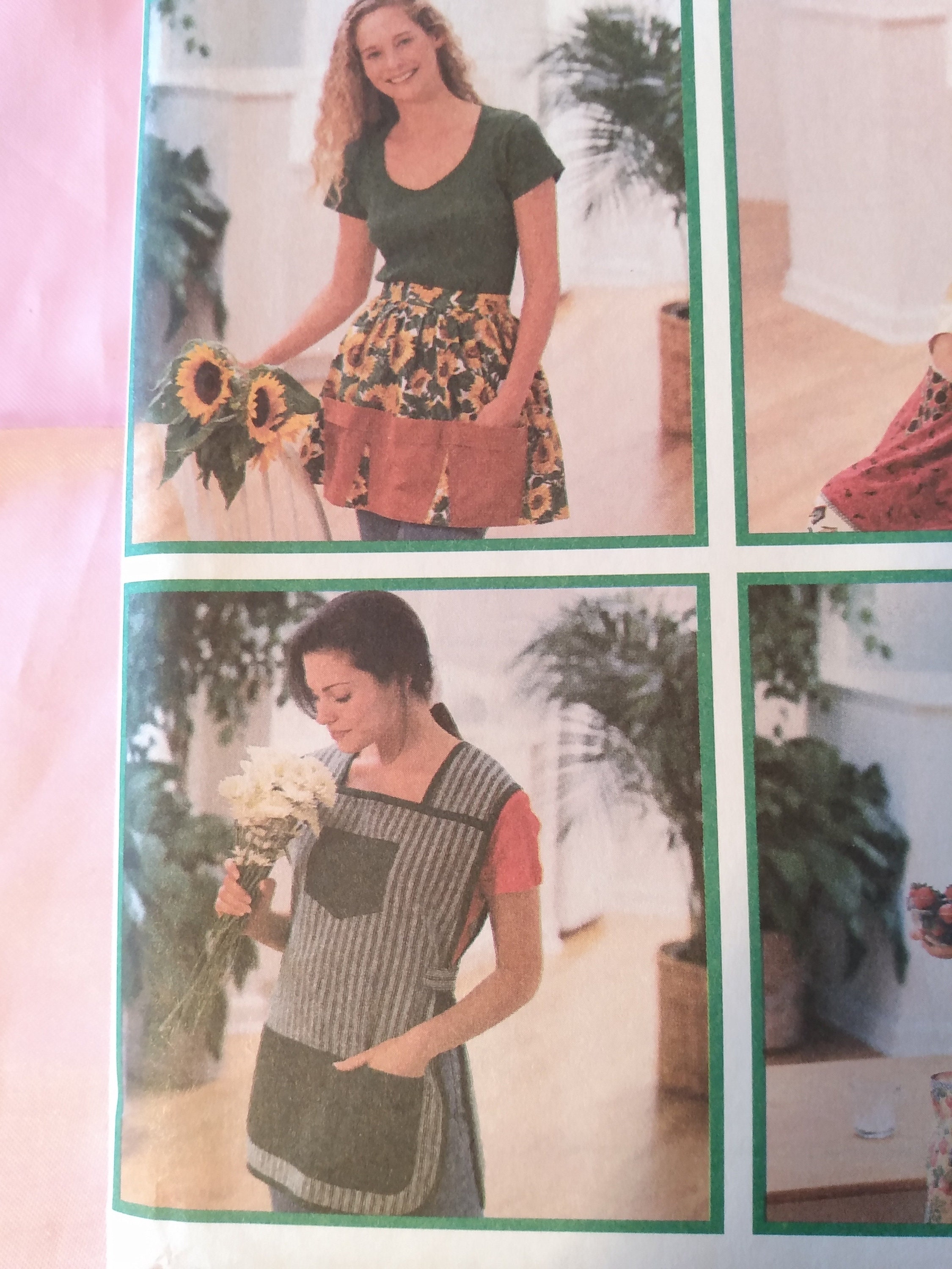 Design Your Own Aprons. Full or Half Apron Pattern. Simplicity 9684 ...