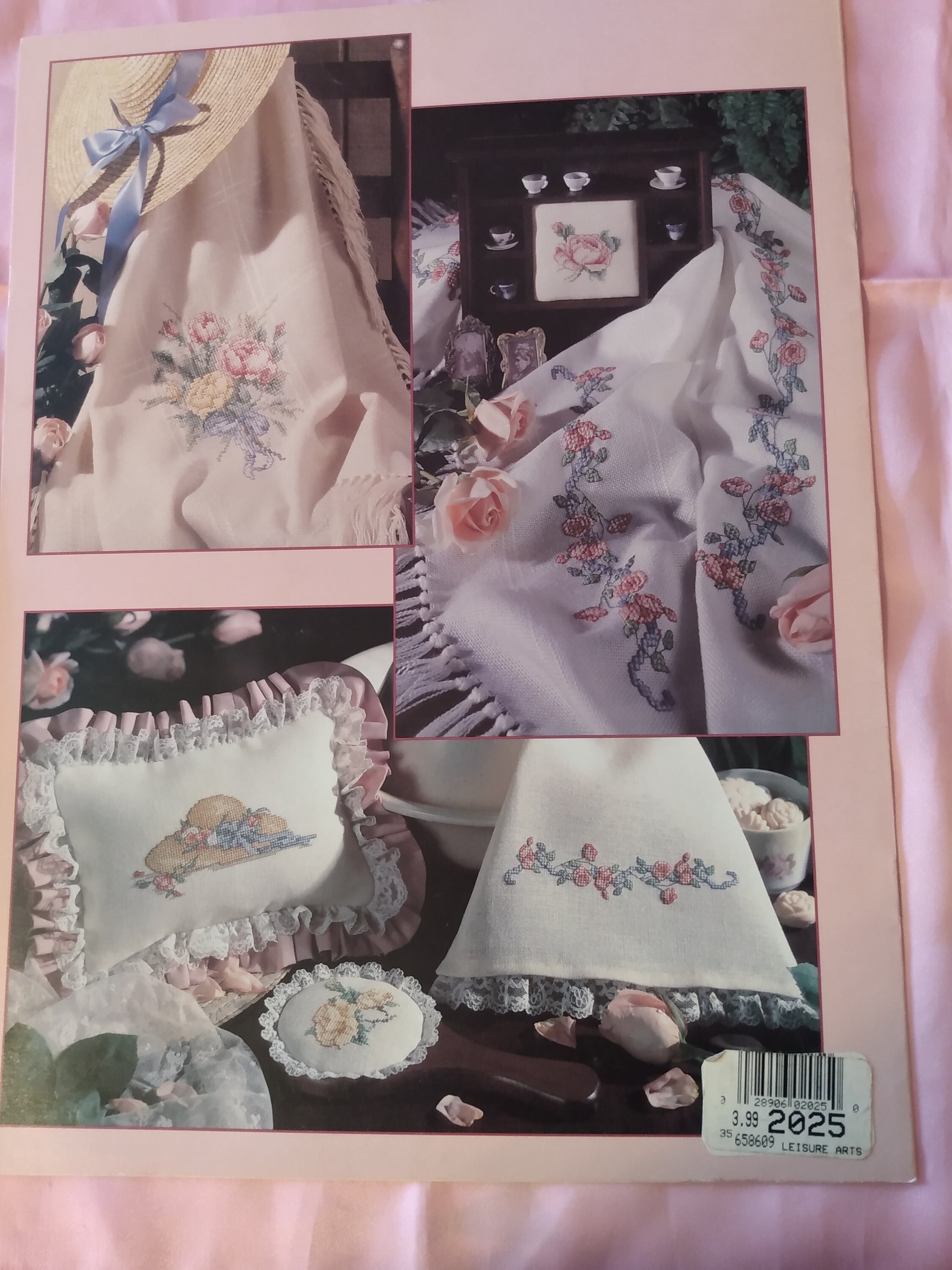 Rose Garden Cross Stitch Pattern Book. Paula Vaughan. Leisure Arts 2025 ...