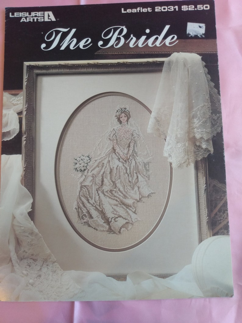 The Bride Cross Stitch Pattern Booklet. Leisure Arts 2031. Wedding ...
