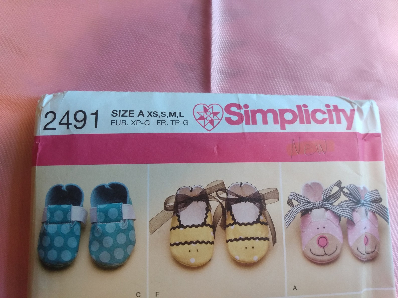 Simplicity 2491. 9 Baby Shoes. Monkey. Puppy. Polka Dots. Sewing ...