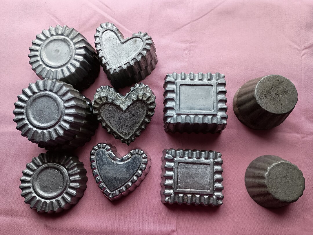 Vintage Rosette Timbale Iron Individual Molds. Deep Round, Daisy/round ...