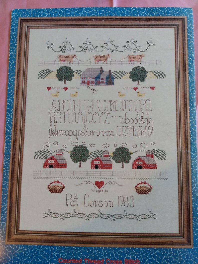 My Country Sampler Cross Stitch Pattern. Designs by Gloria and - Etsy
