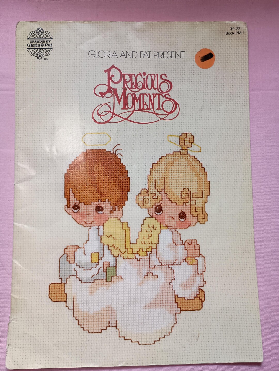 Precious Moments Cross Stitch Pattern Book: Angels, Jesus, Puppy (18 ...