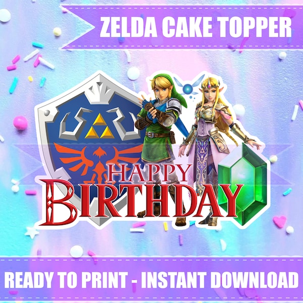 Zelda Cake Topper - Etsy