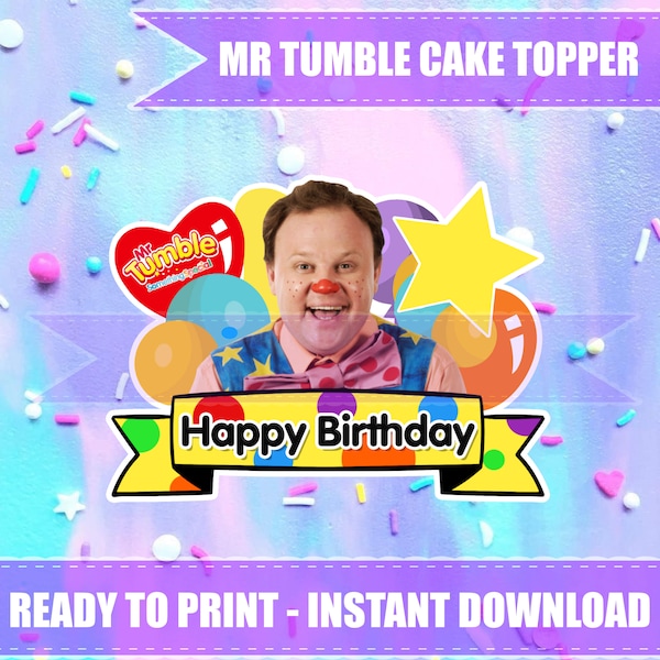 Mr Tumble Svg - Etsy UK