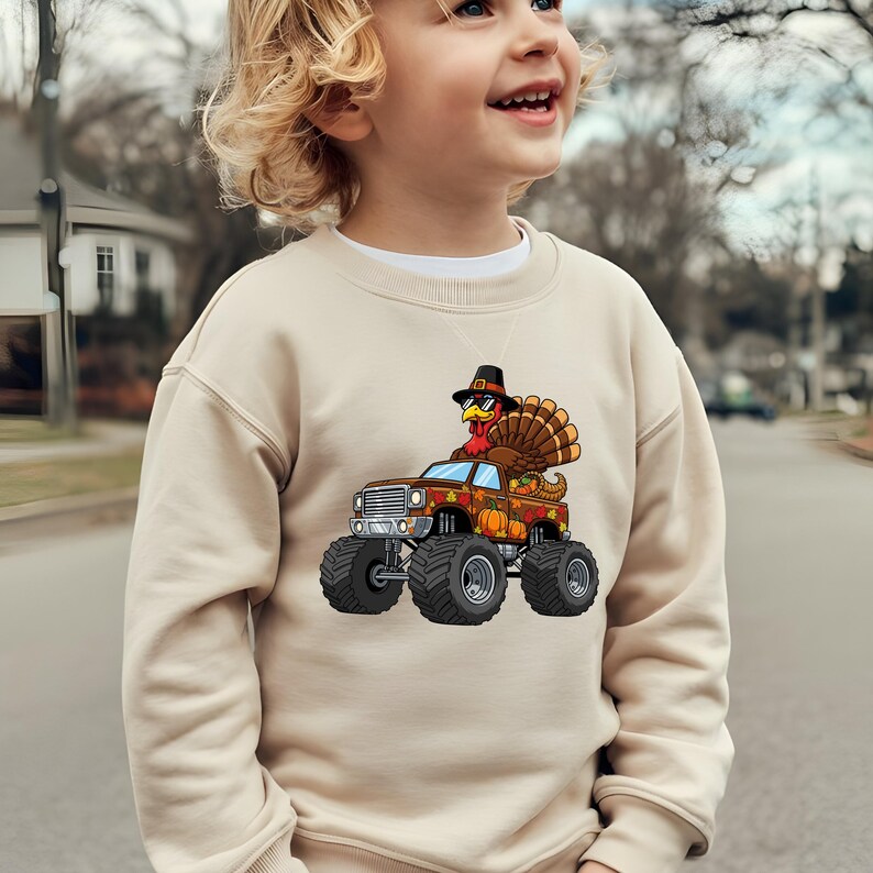 Thanksgiving Turkey Monster Truck PNG | Funny Turkey in Pickup ...