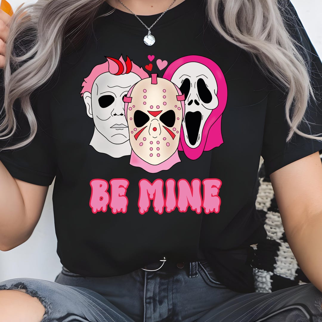Be Mine Horror Valentine PNG | Cute Spooky Valentine Clipart | Funny ...