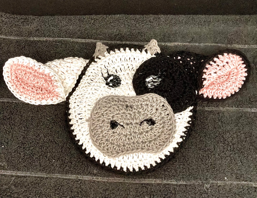 Cow Potholder - Etsy