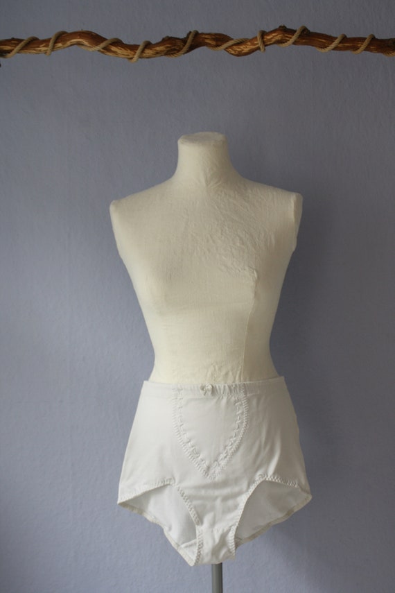 80er Unterhose True Vintage S M Miederhose Unterwäsche Weiß Etsy