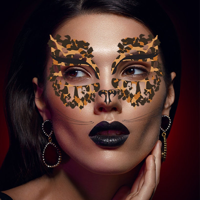 Leopard Print Mask - Etsy
