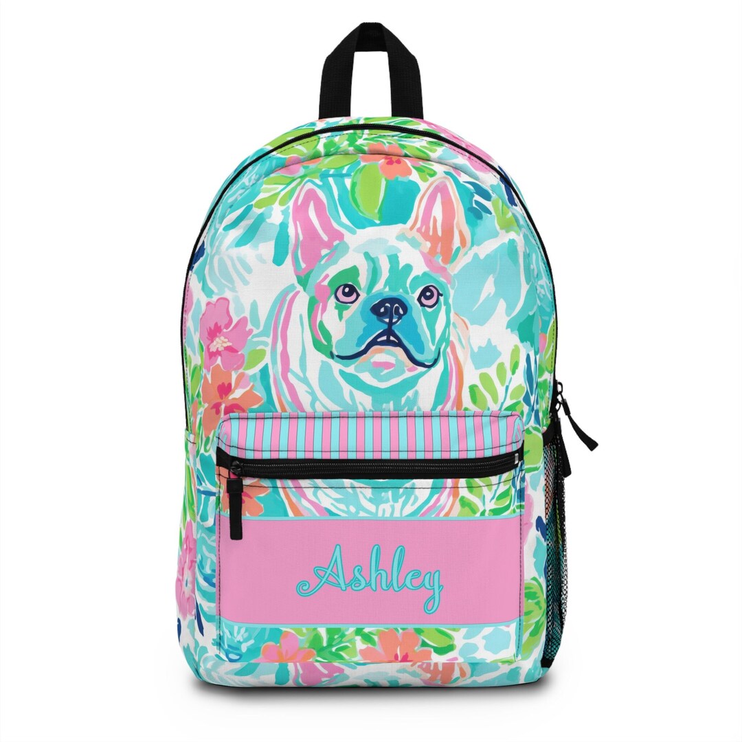 Personalized French Bulldog Backpack, Kids Backpack, Personalized ...