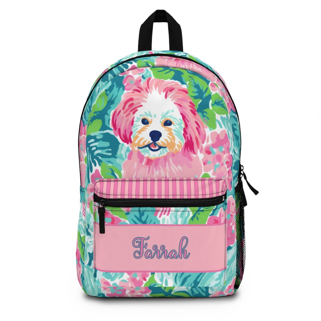 Personalized Dog Backpack, Kids Backpack, Personalized School Backpack ...
