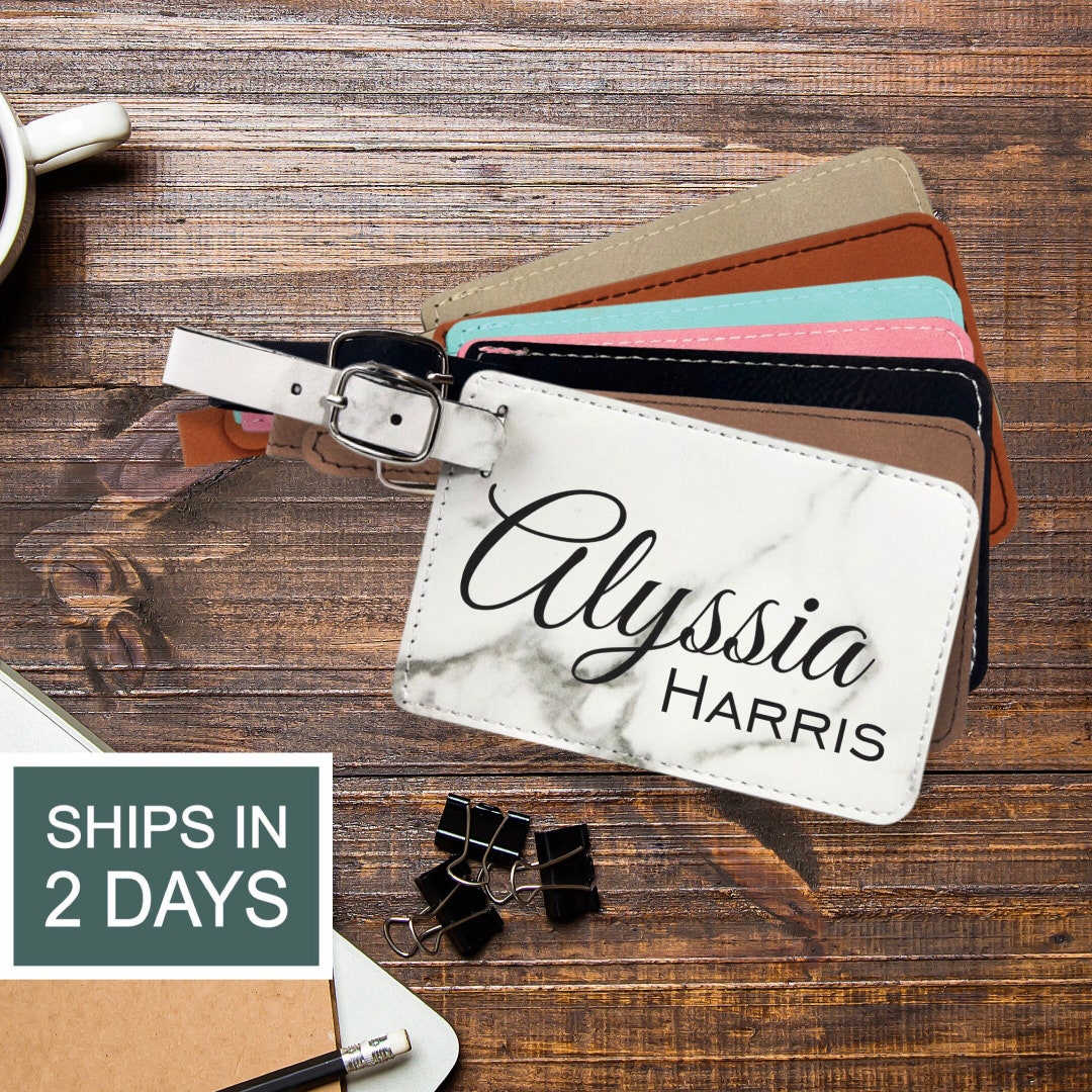 Personalized Luggage Tag - Customized Luggage Tag - Engraved Luggage ...
