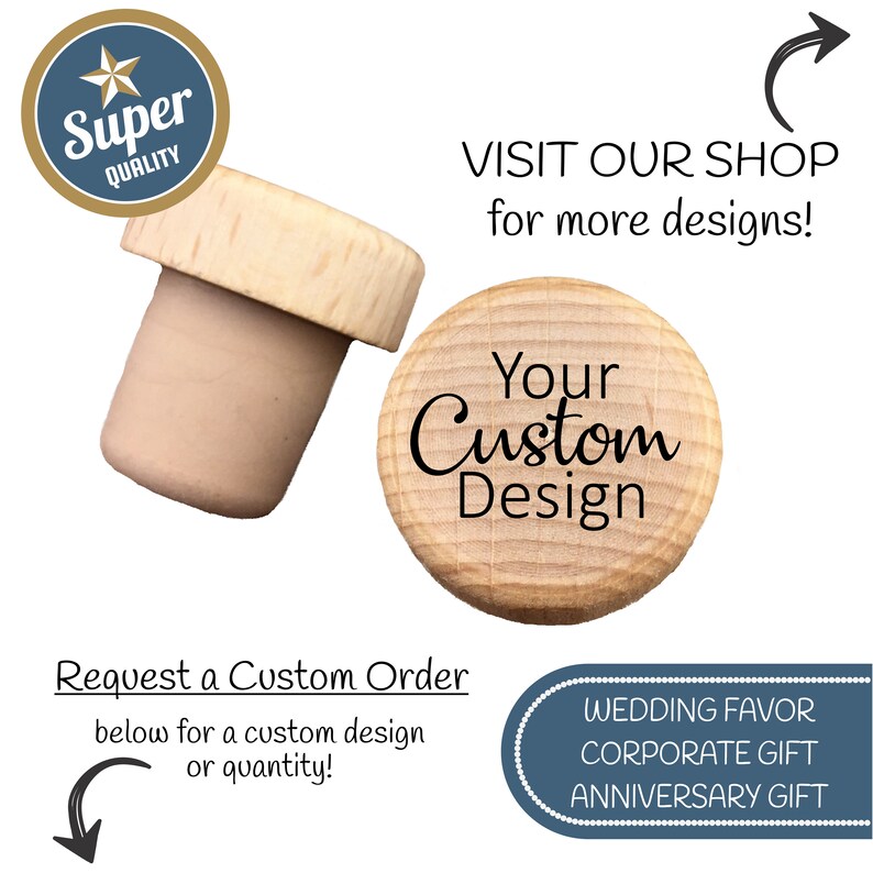 Personalized Wine Stopper - Custom Wine Stopper - Engraved Wood Wine ...