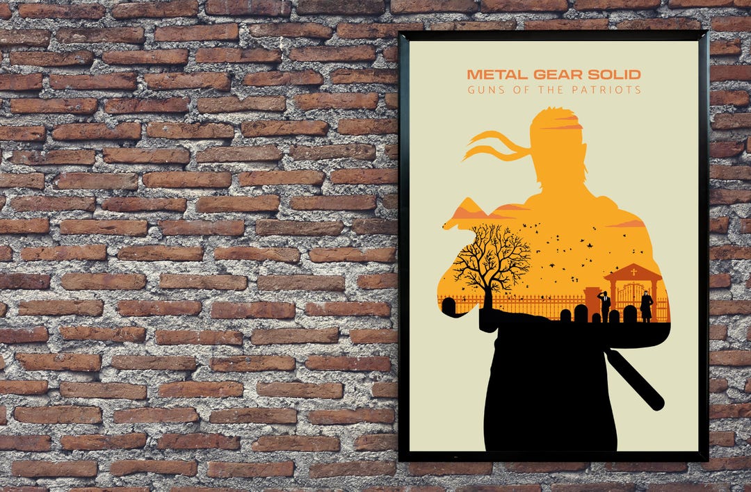 Metal Gear Solid - Guns of the Patriots Minimalist Poster Digital ...