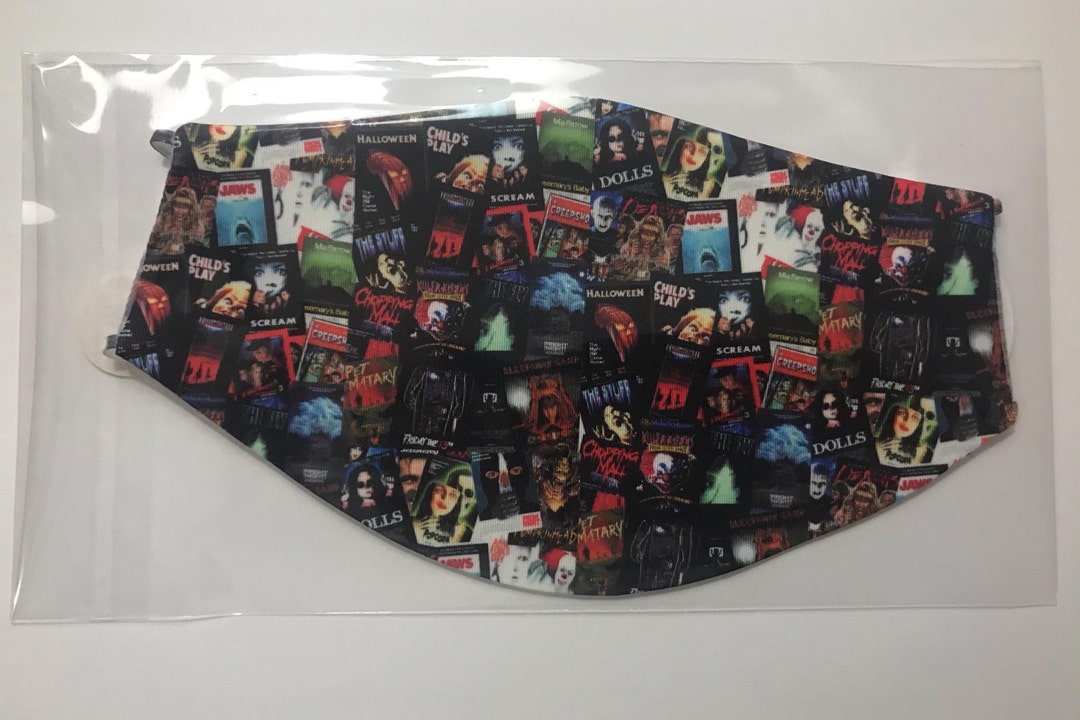Horror Movie Posters Face Mask - Etsy