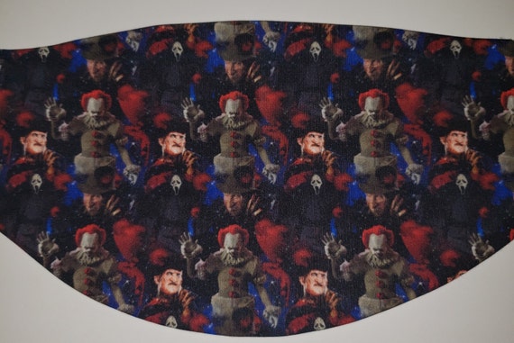 Horror monsters Face Mask | Etsy