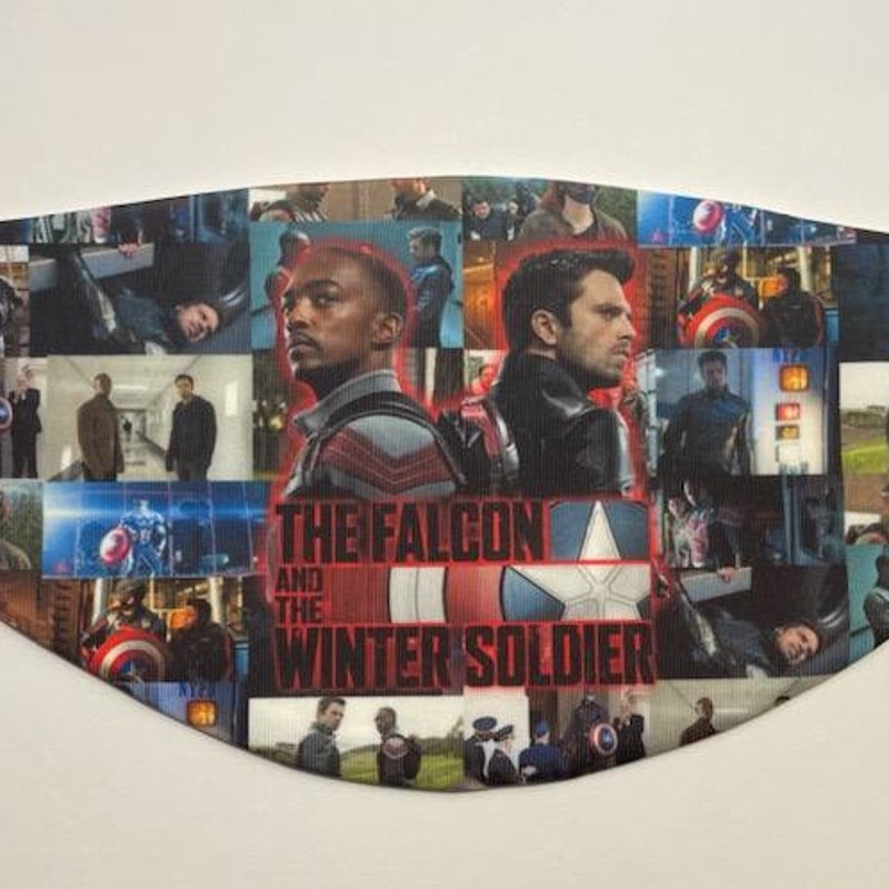 Winter Soldier Face Mask - Etsy