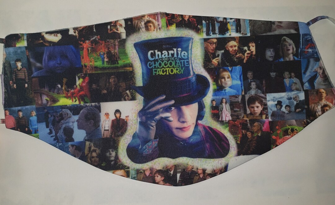 Willy Wonka Face Mask - Etsy