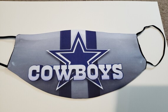 Dallas Cowboys Face Mask | Etsy