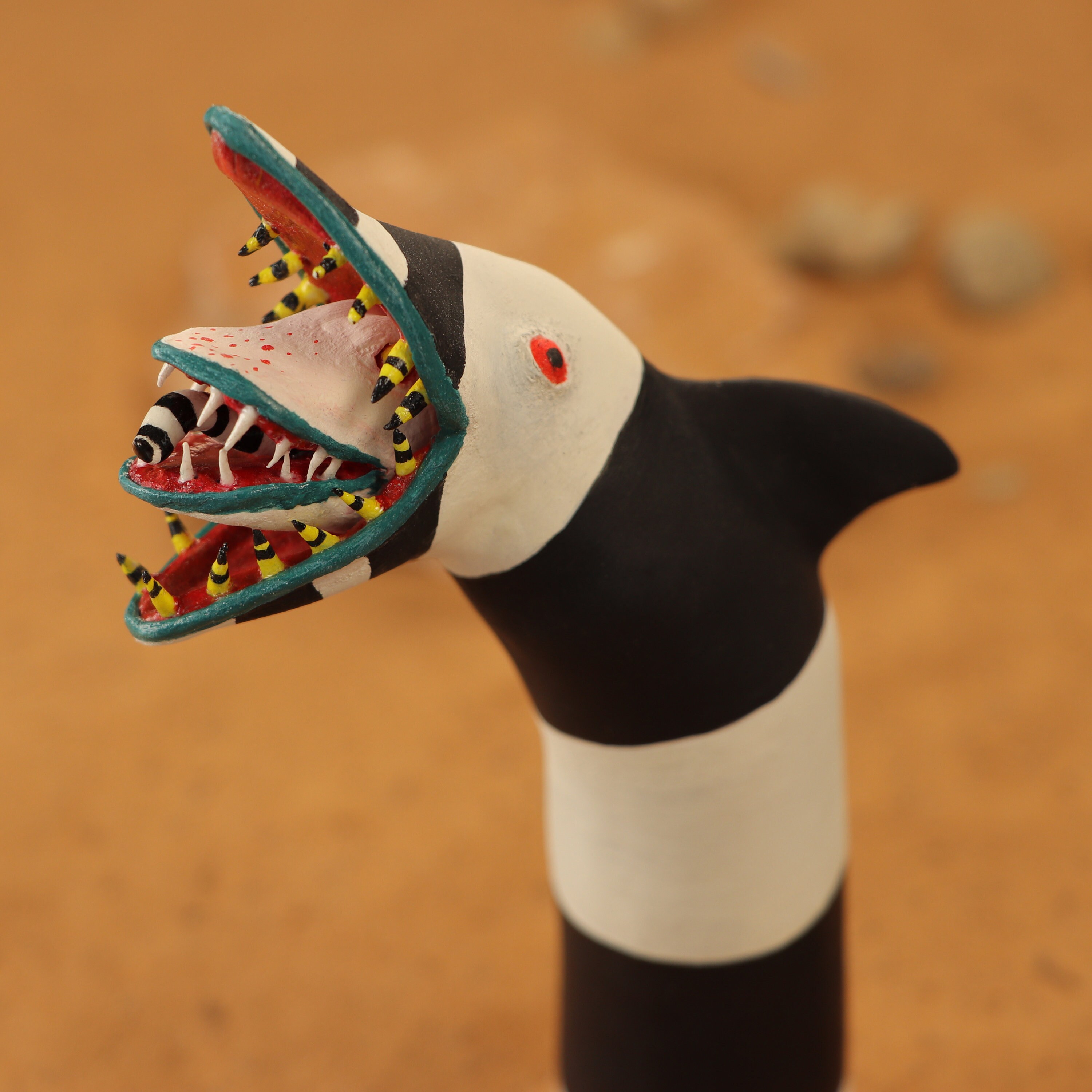 Worm From the Forbidden Zone OOAK Handmade Unique Recycled Paper ...