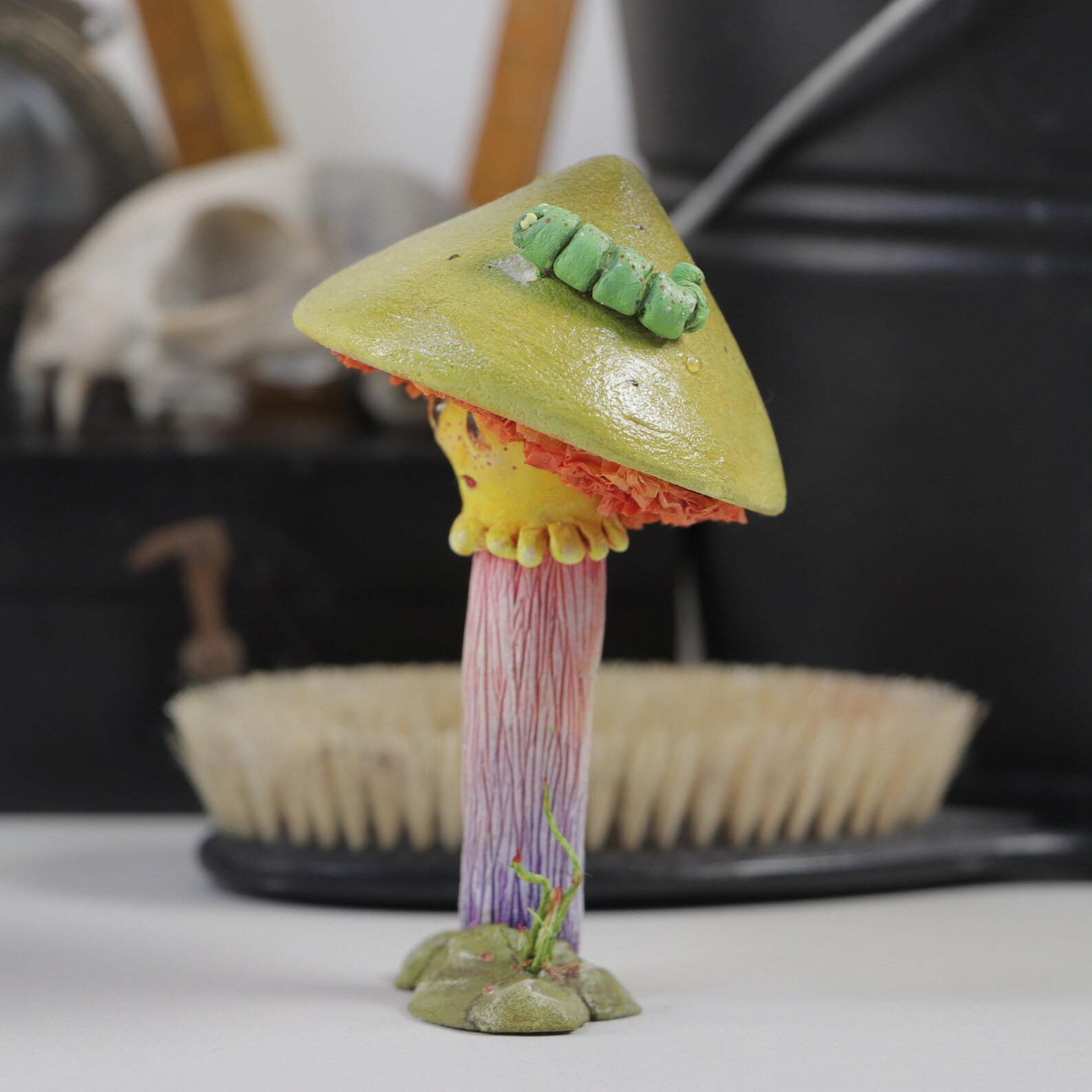 Mushroom OOAK Handmade Sculpture Unique Recycled Paper - Etsy