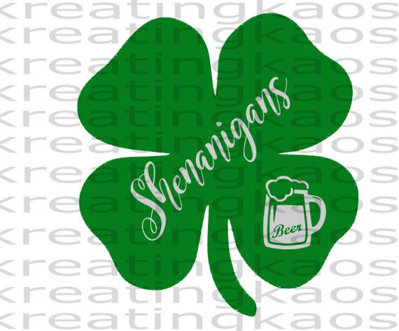 Shenanigans png/svg cut files and sublimation | Etsy