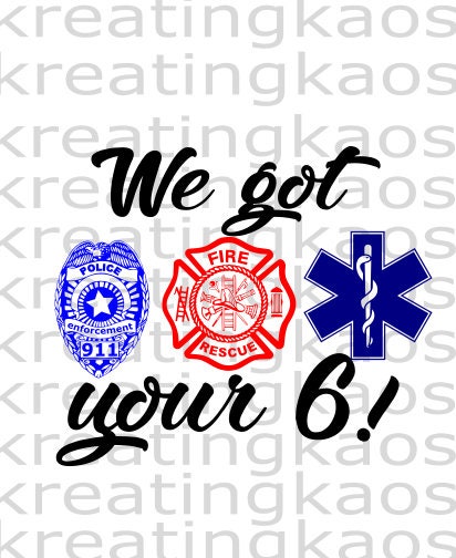 We Got Your 6 SVG/PNG - Etsy
