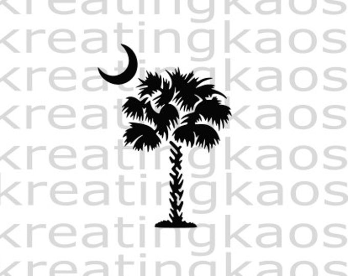 South Carolina Palm Tree SVG & PNG - Etsy