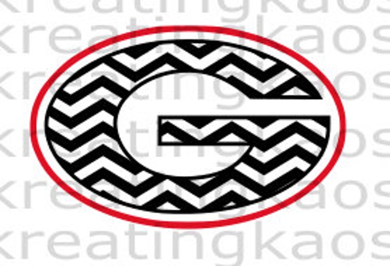 Georgia G Chevron SVG/PNG | Etsy