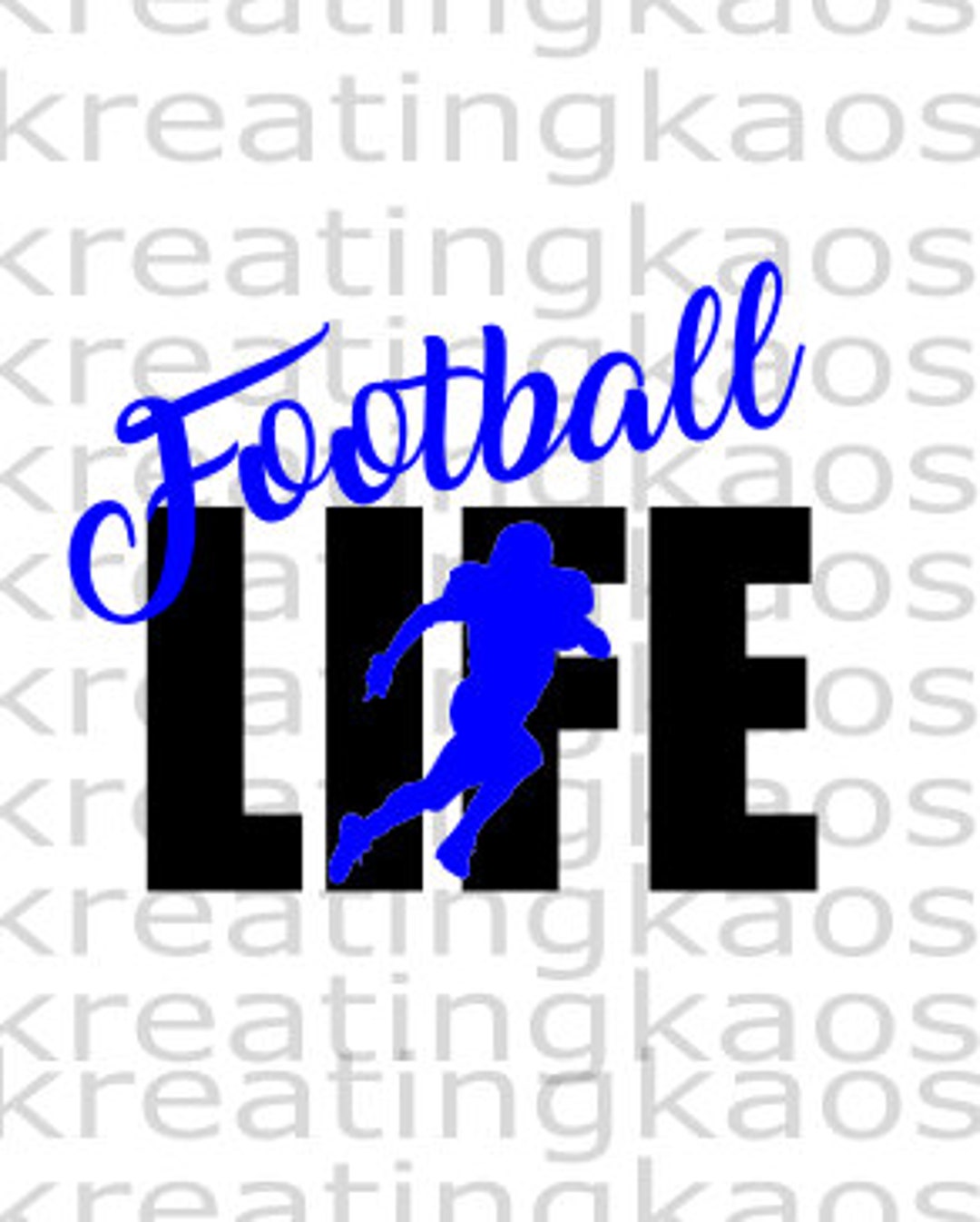 Football Life SVG & PNG - Etsy