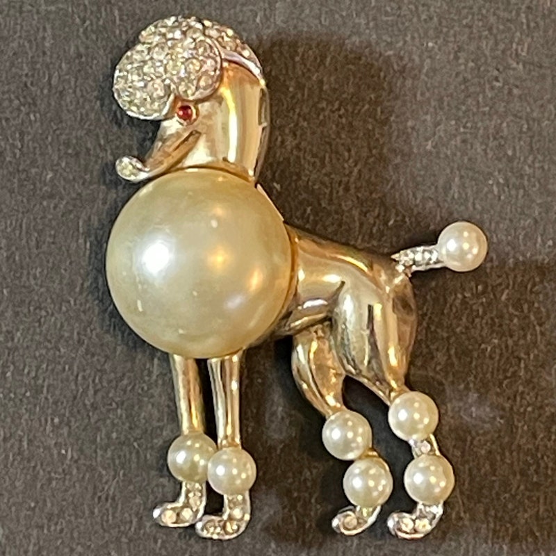 Poodle Brooch - Etsy