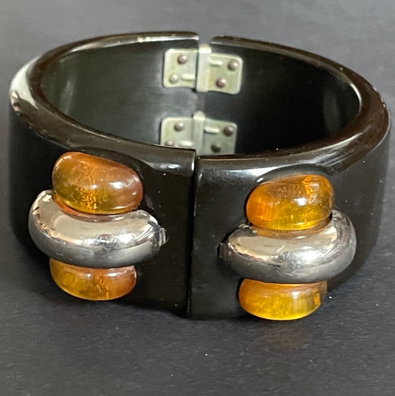 Vintage Bakelite (verified) Art Deco machine age geom… - Gem