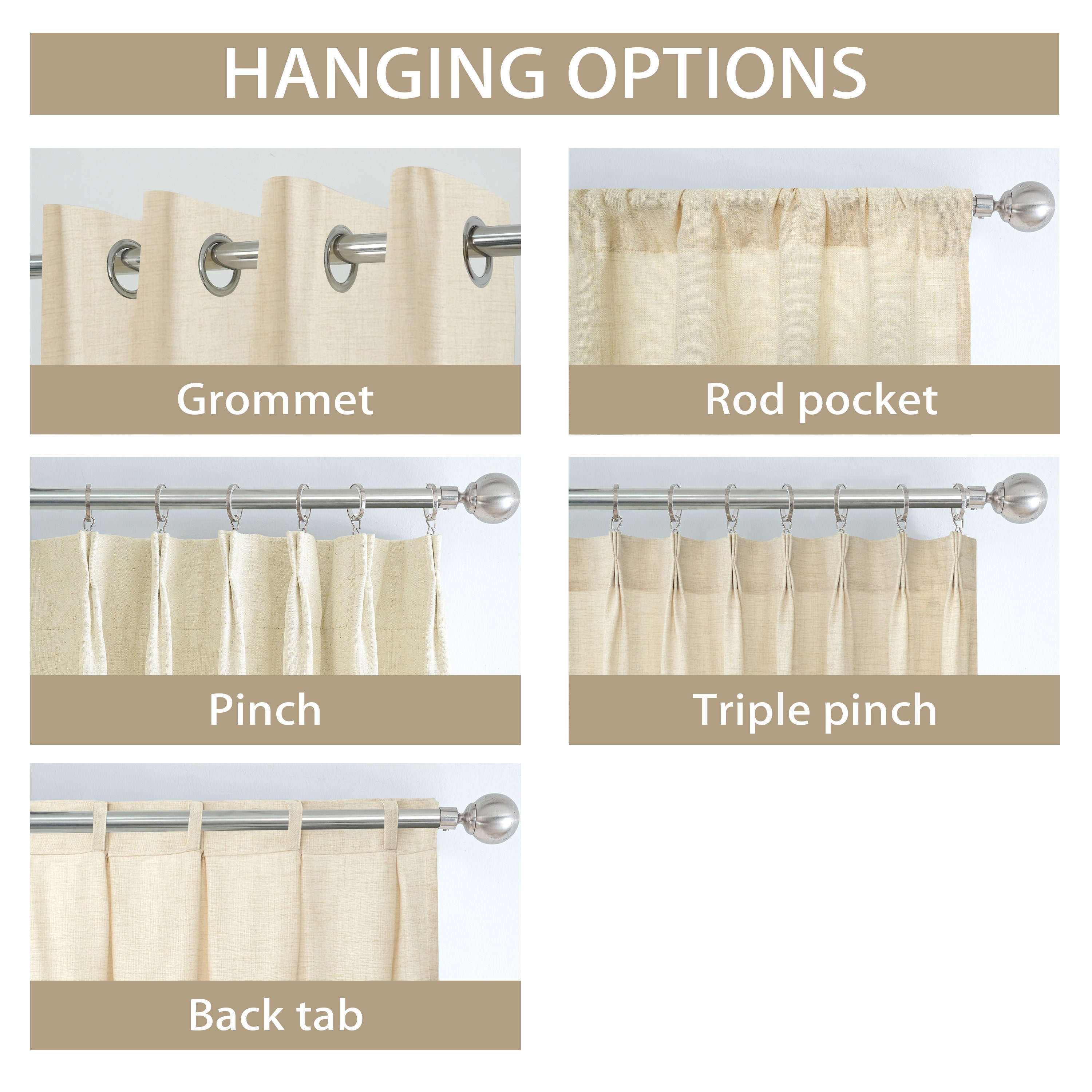 Header Type to Our Custom Curtains, Not to Be Sold Separately (price ...