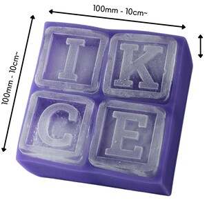 Custom Monogrammed Whiskey Ice Tray, Personalized Silicone Cocktail Ice ...