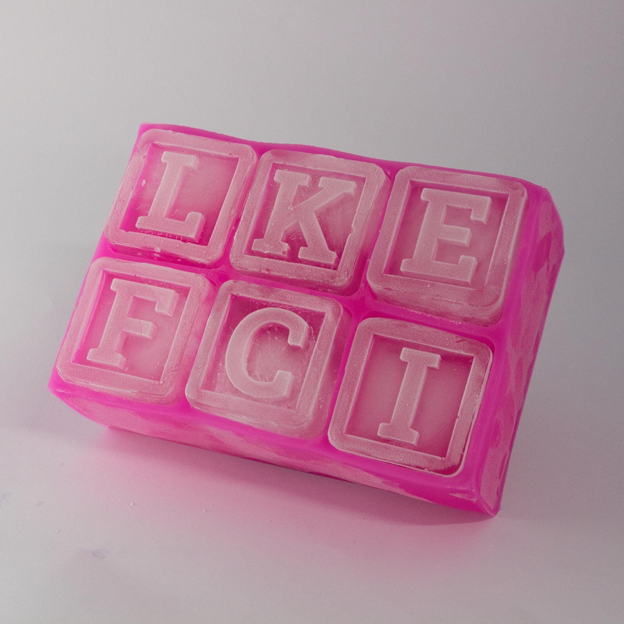 Custom Monogrammed Whiskey Ice Tray, Personalized Silicone Cocktail Ice ...