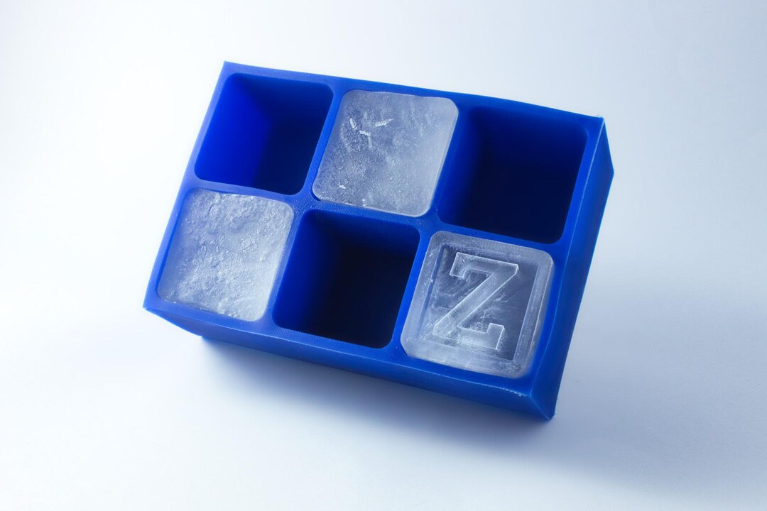 Letter Z Custom Ice Cube Tray – Custom Ice Mold, Whiskey Accessories ...