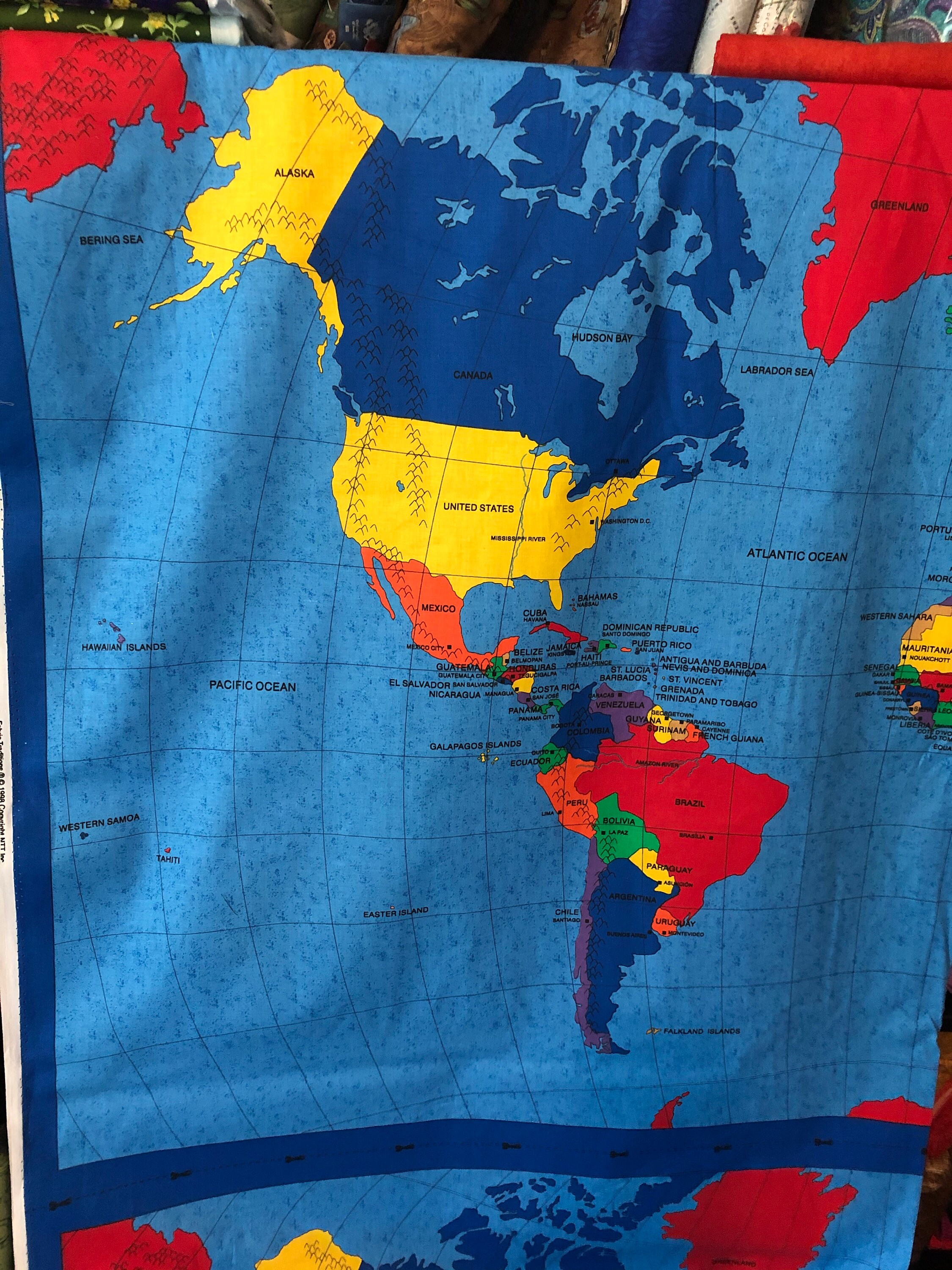 World Map Panel - Etsy