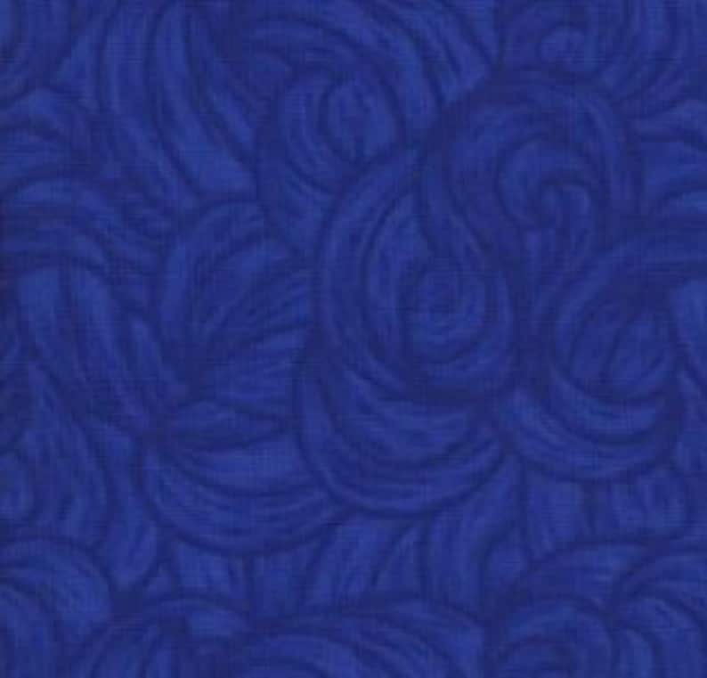 Swirls in Royal Blue - Etsy