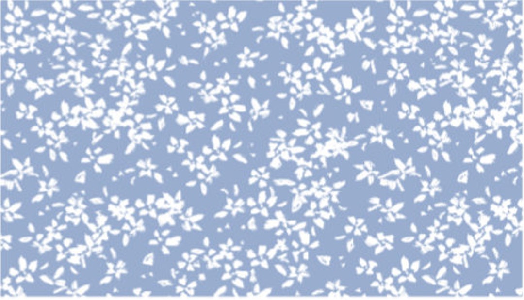 House of Blooms Scattered Petals on Periwinkle - Etsy