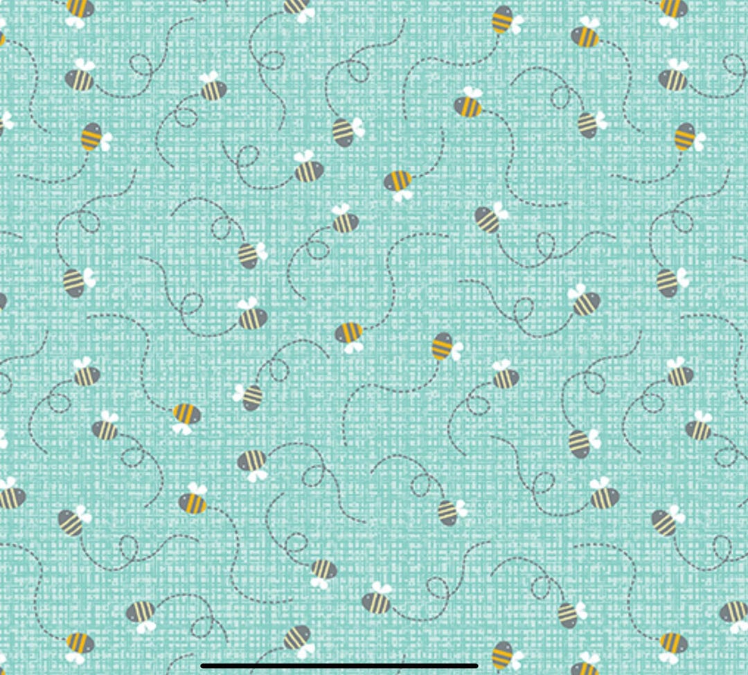 Playhouse Pals Bees Turquoise - Etsy