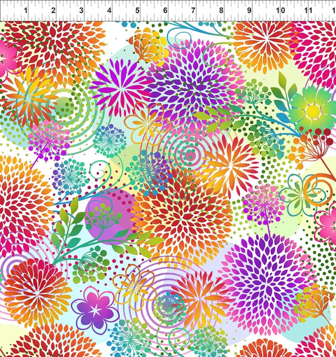 Unusual Garden Multi-color Burst 3UGB2 - Etsy
