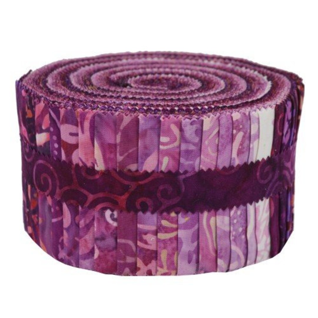 Wine Java Batik Jelly Roll by Maywood Studio - Etsy