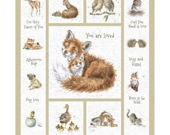 Love Is...fox Panel - Etsy