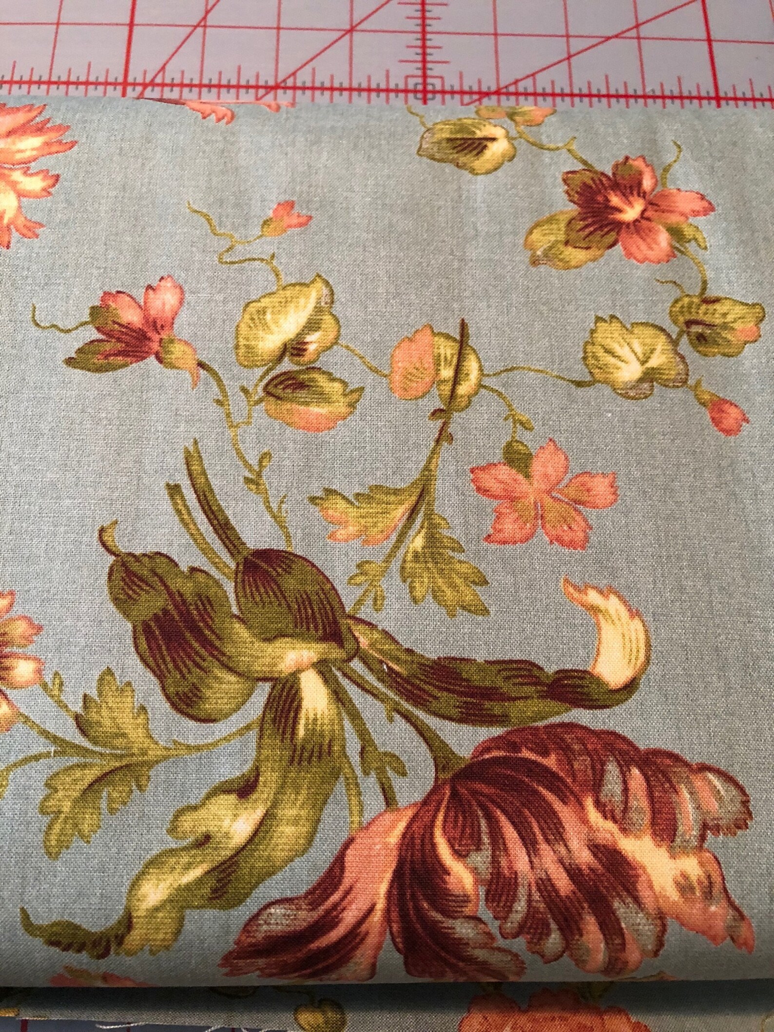 Isabella by Penny Rose Fabrics of Erin Studios blue with pink | Etsy