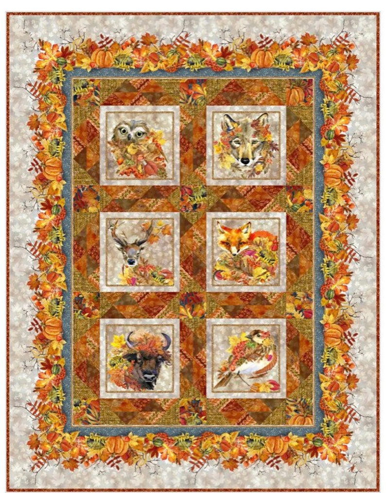 Our Autumn Friends Quilt Pattern - Etsy